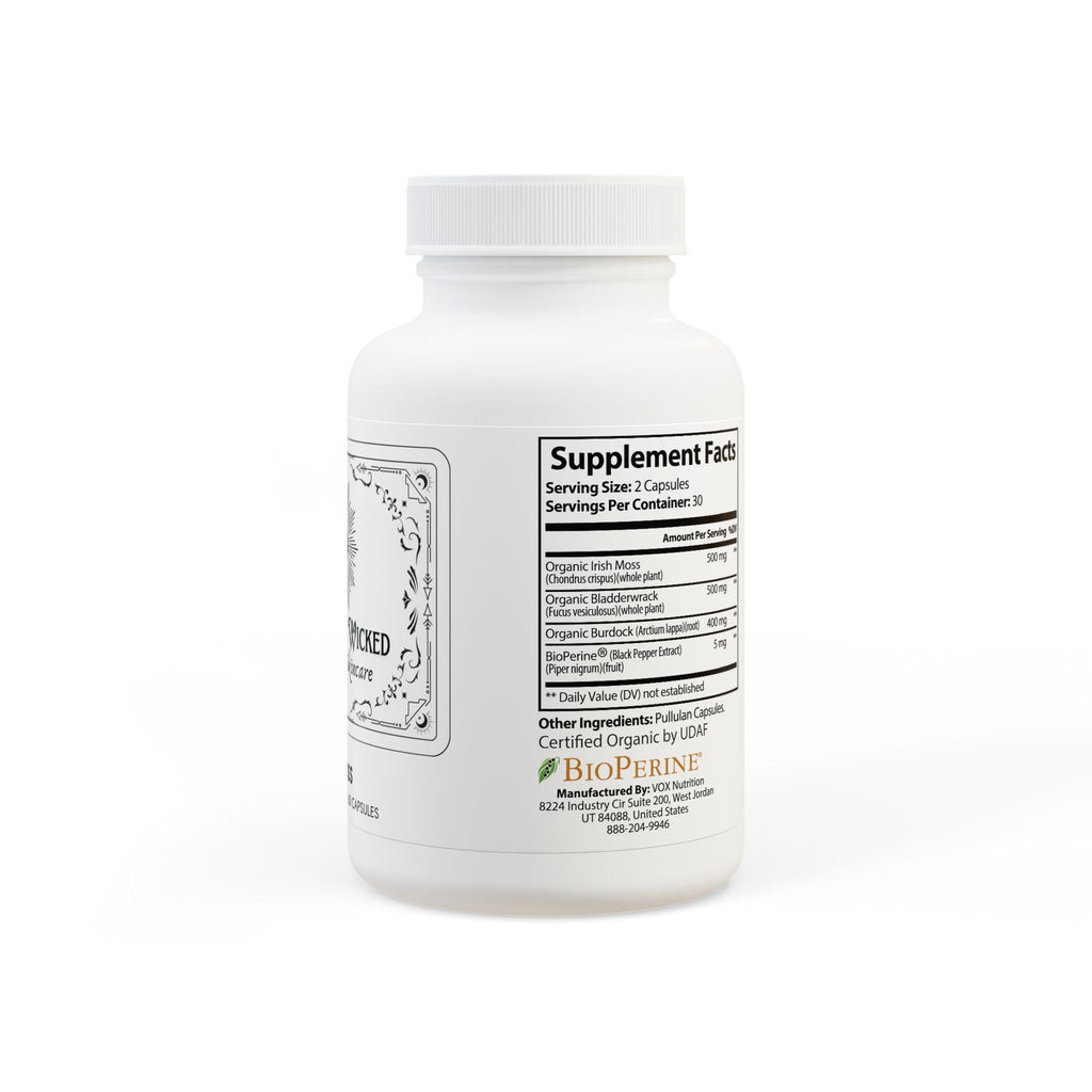 The Pretty Wicked Sea Moss Supplement (60 Capsules) – Wicked Sisters ...