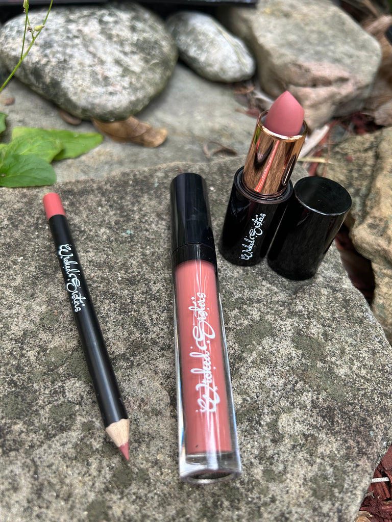 New! Crucifix Lipkit (Lipstick, Liquid Matte Lipstick & Lipliner ...