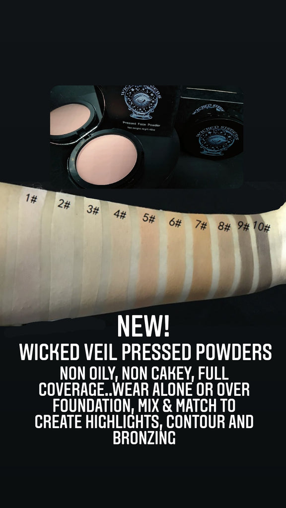 Wicked Veil™ Foundation Pressed Powder #2 – Wicked Sisters Cosmetics™
